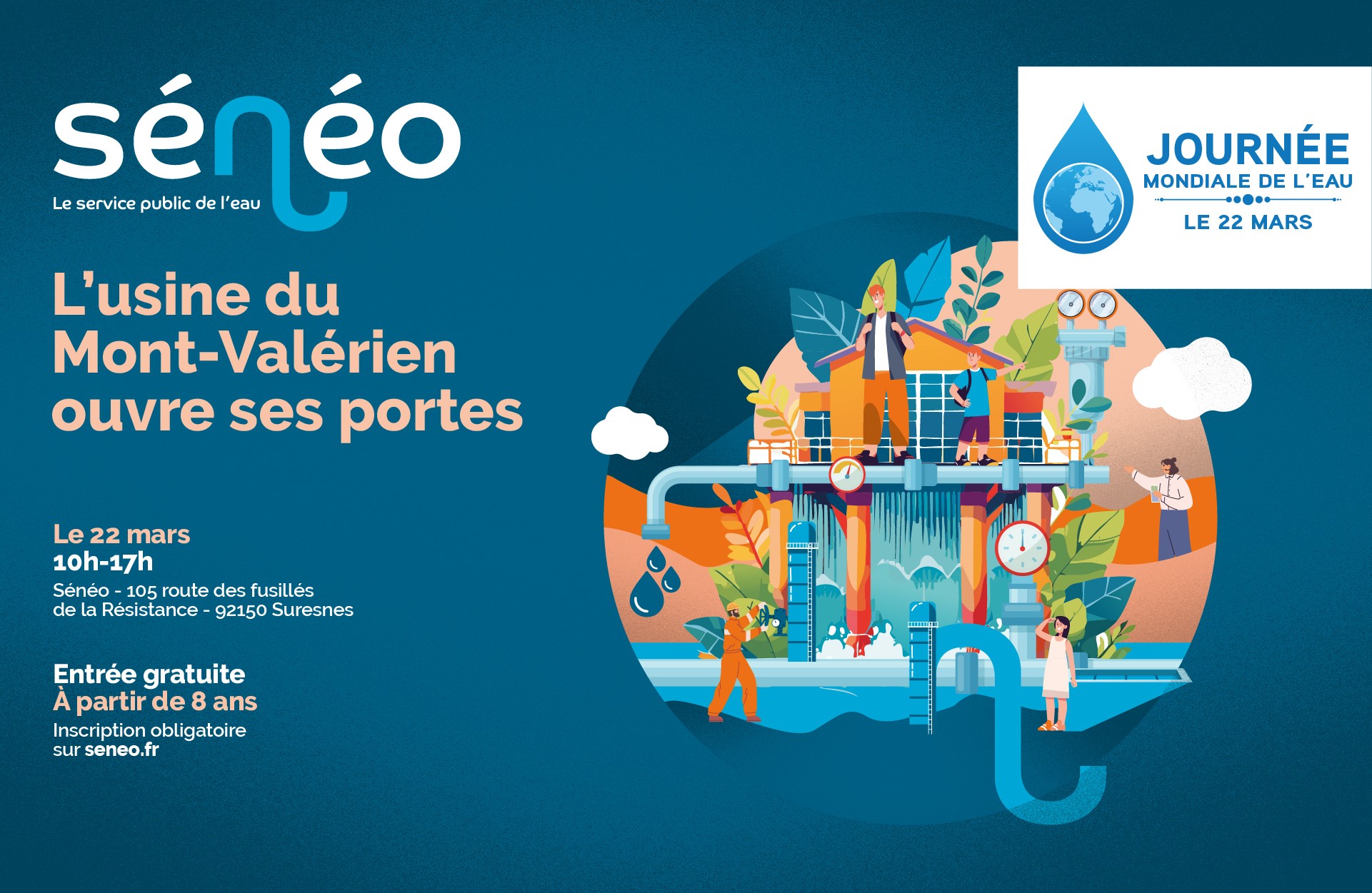 Journée mondiale de l'eau 2026 - Sénéo